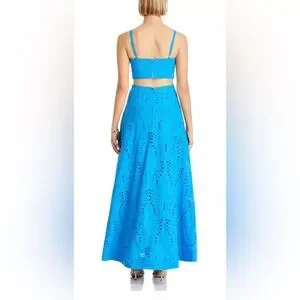 Milly | Dresses | Milly Crosby Butterfly Eyelet Dress In Blue | Poshmark